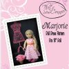 Marjorie Doll Dress Digital Pattern The Sewing Collection
