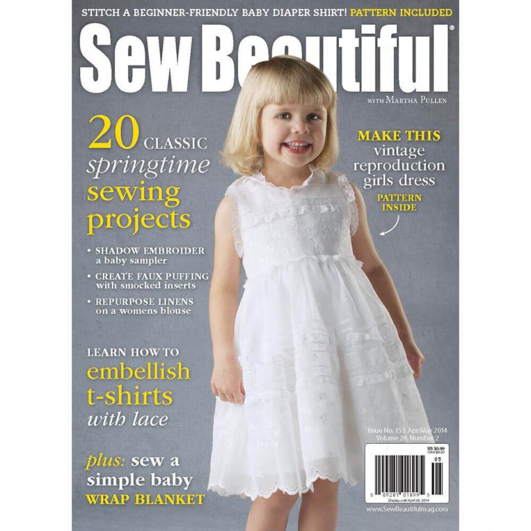 Sew Beautiful April/May 2014: Digital Issue #153 – The Sewing Collection